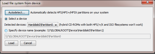 My Note on Solutions.: Free MAC HFS file system viewer on windows